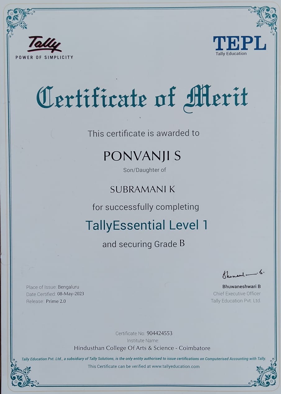PONVANJI CV